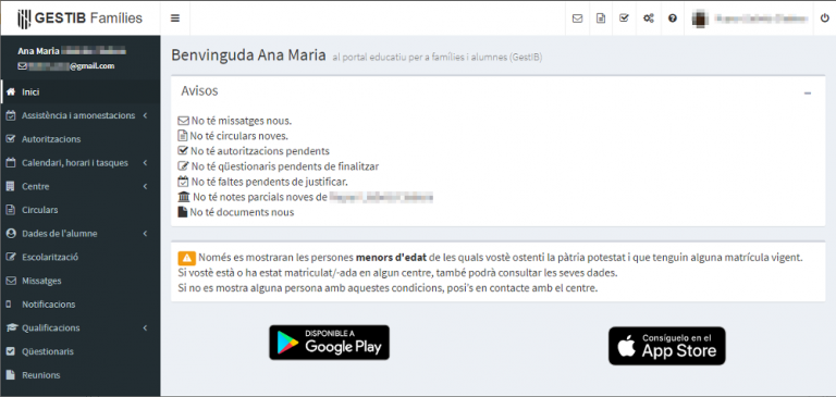 Inici | Suport GESTIB